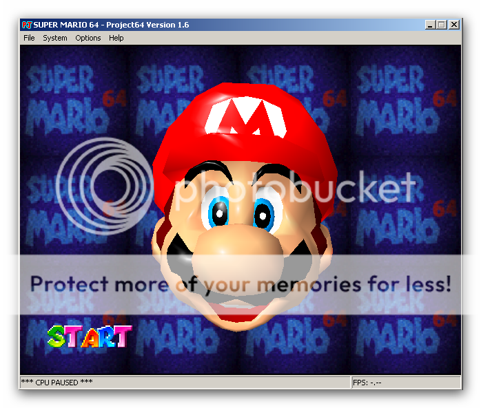 Super Mario 64 Start Menu Photo by juancarlos070891 | Photobucket